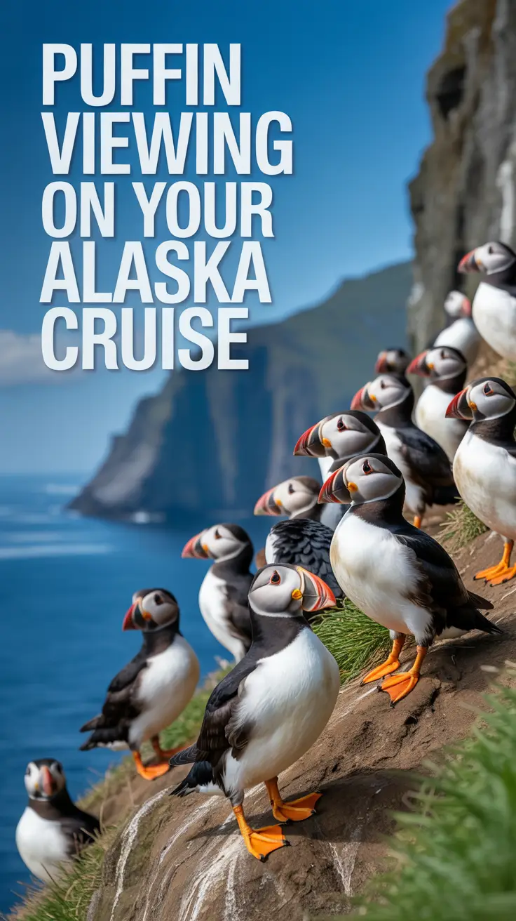 Puffin Viewing on Your Alaska Cruise 🛳️