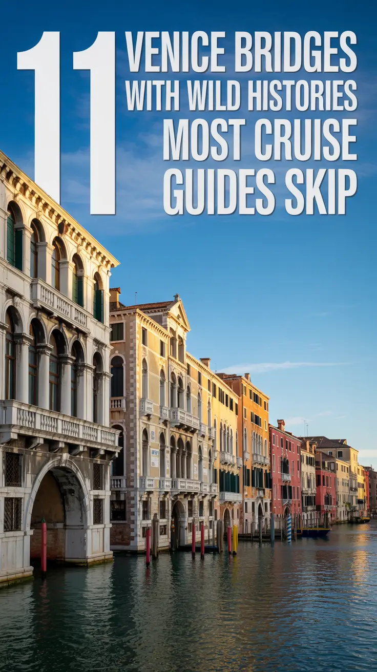 11 Venice Bridges with Wild Histories Most Cruise Guides Skip 🛳️